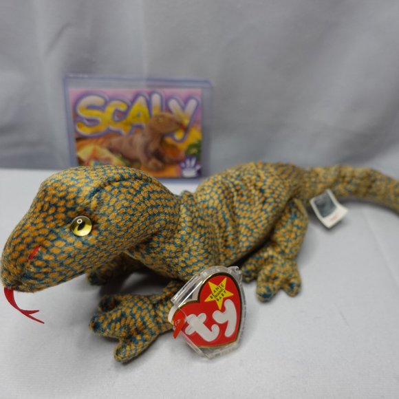 Ty | Toys | Vintage Ty Beanie Babies Scaly Lizard Style 4263 | Poshmark